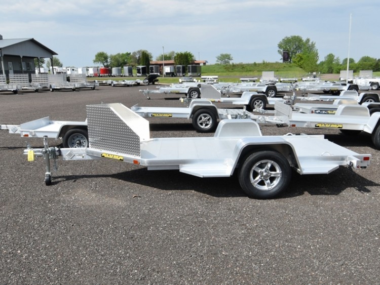 Aluma MC 10 Aluminum Motorcycle Trailer Trailer | Goodrich Trailer Sales